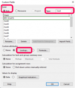 Ms Project Custom Field | Mantis PM